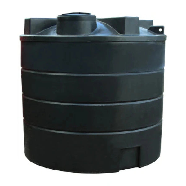 13,000 Litre Cylindrical Potable Water Tank - Black - WRAS Approved ...